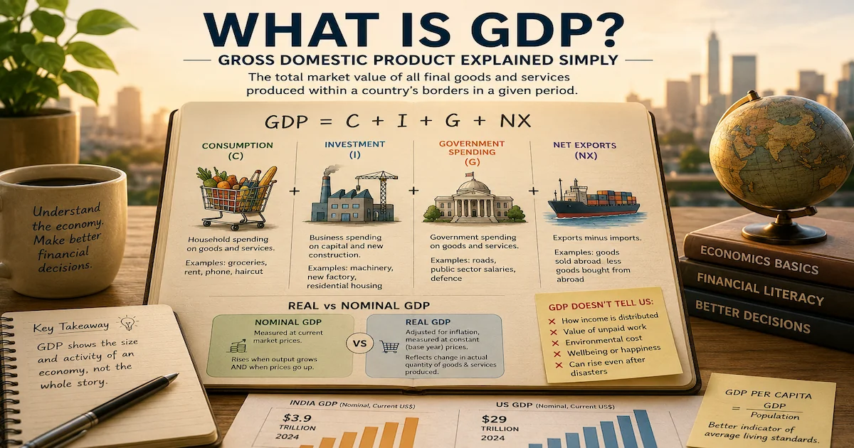 What Is GDP? Gross Domestic Product Explained Simply | The Money Decoded